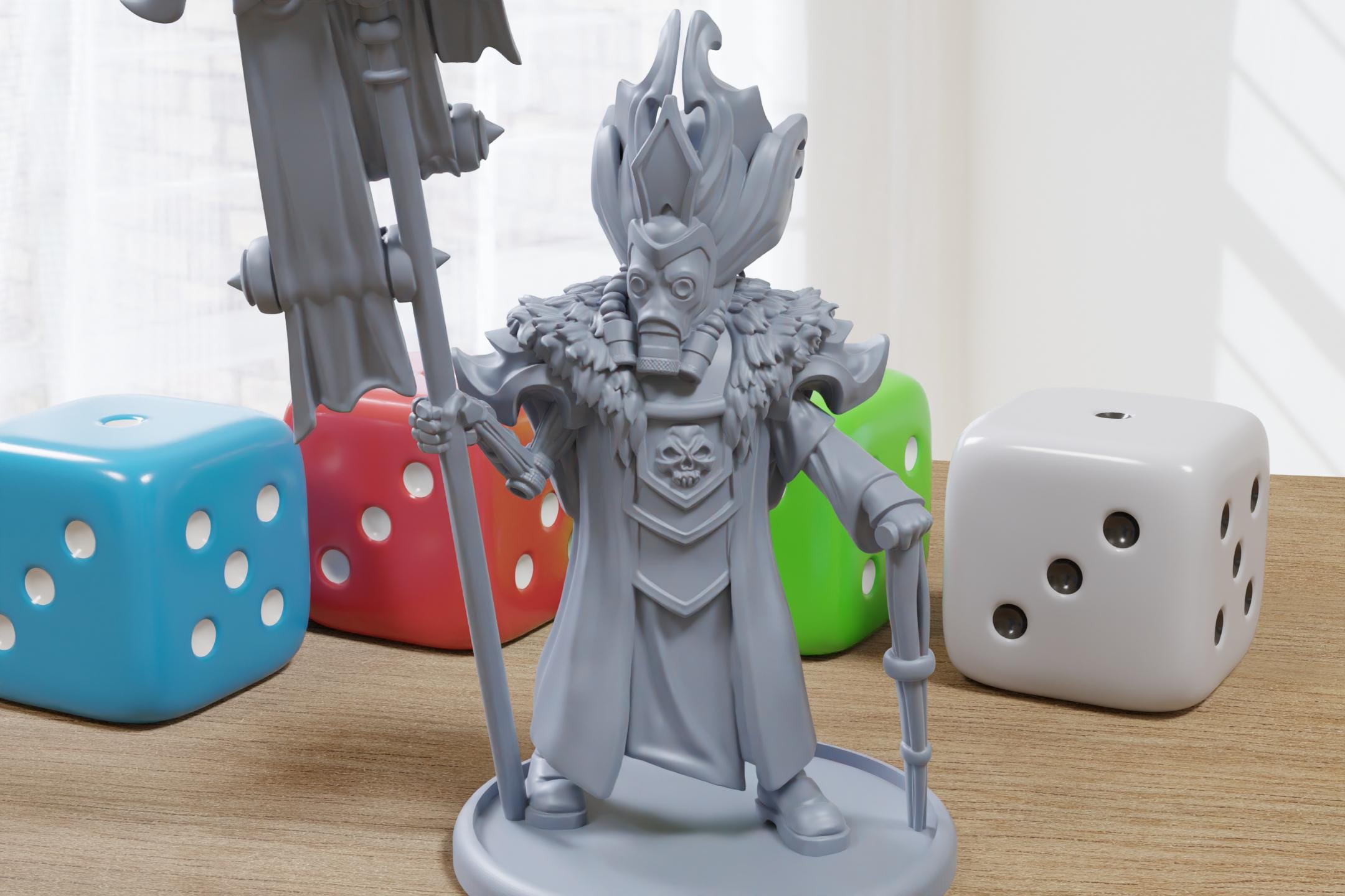 Bone Scribe Corpse Reapers - 3D Printed Proxy Minifigure for Sci-fi Mi