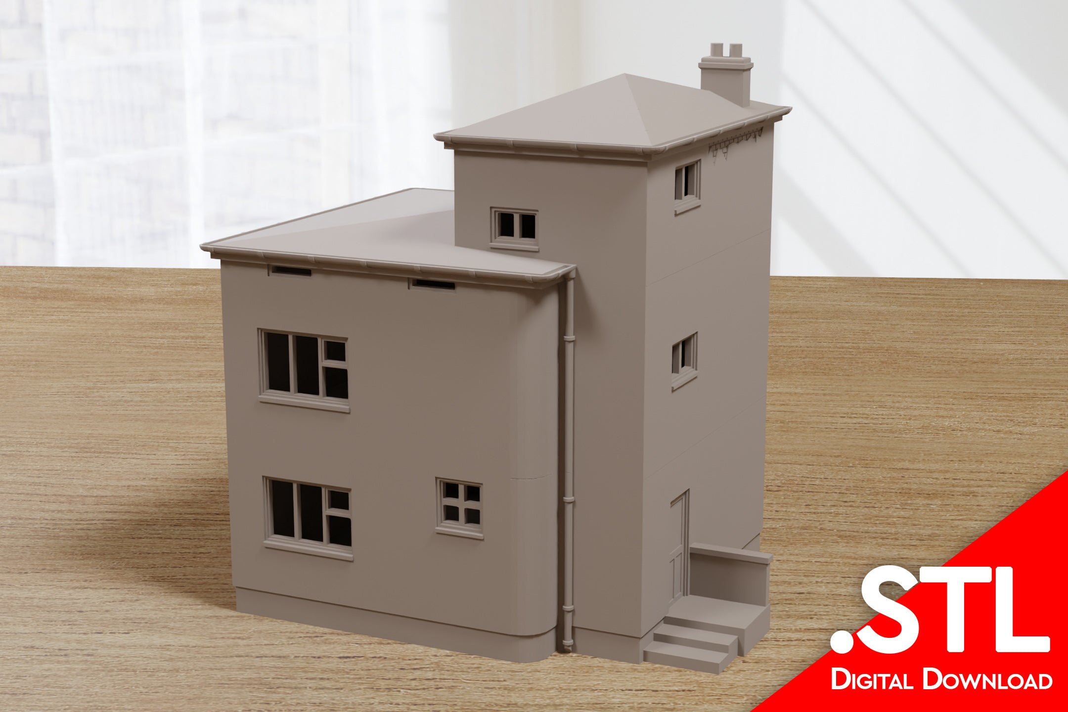 Small Soviet Block House T4 - Cold War - Stalker - Digital Download .S
