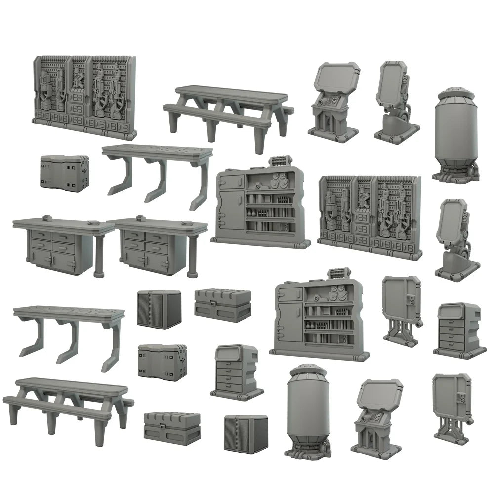 Terrain Crate: Starship Scenery Set – 28mm Sci-Fi Terrain
