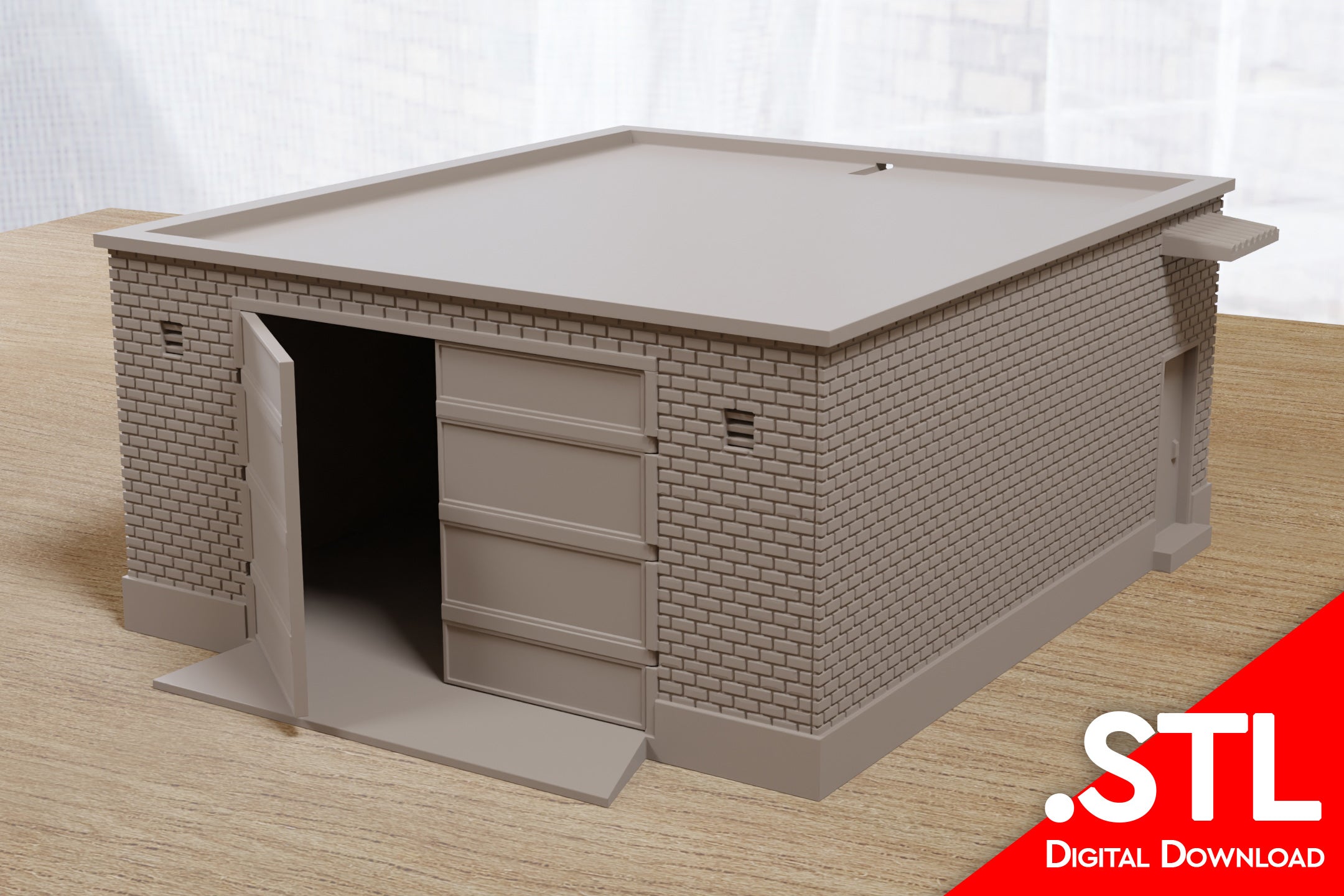 Soviet Workshop Garage - Digital Download .STL Files for 3D Printing
