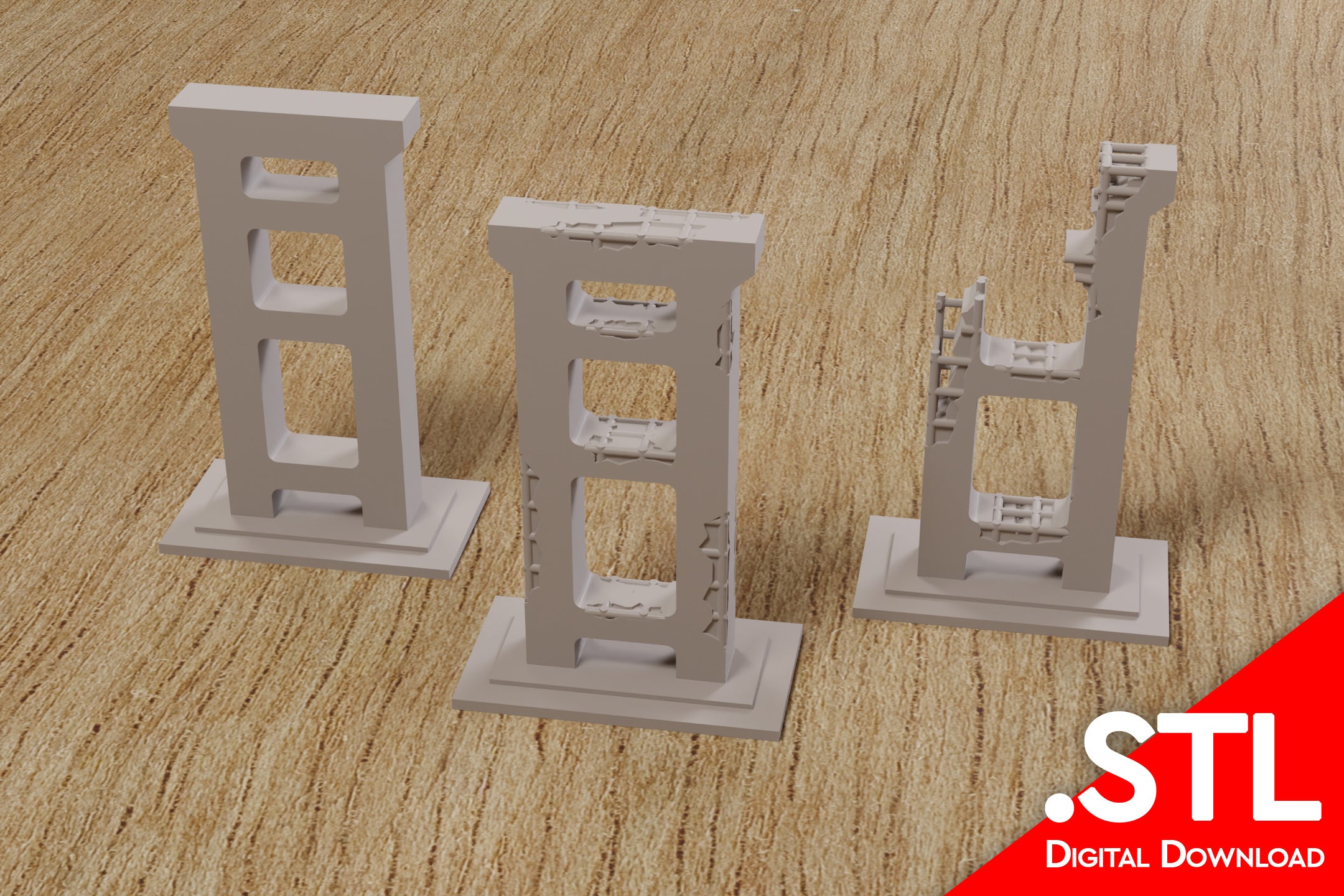 Transit Support Pilar - Zona Alfa Wargaming Terrain - Digital Download