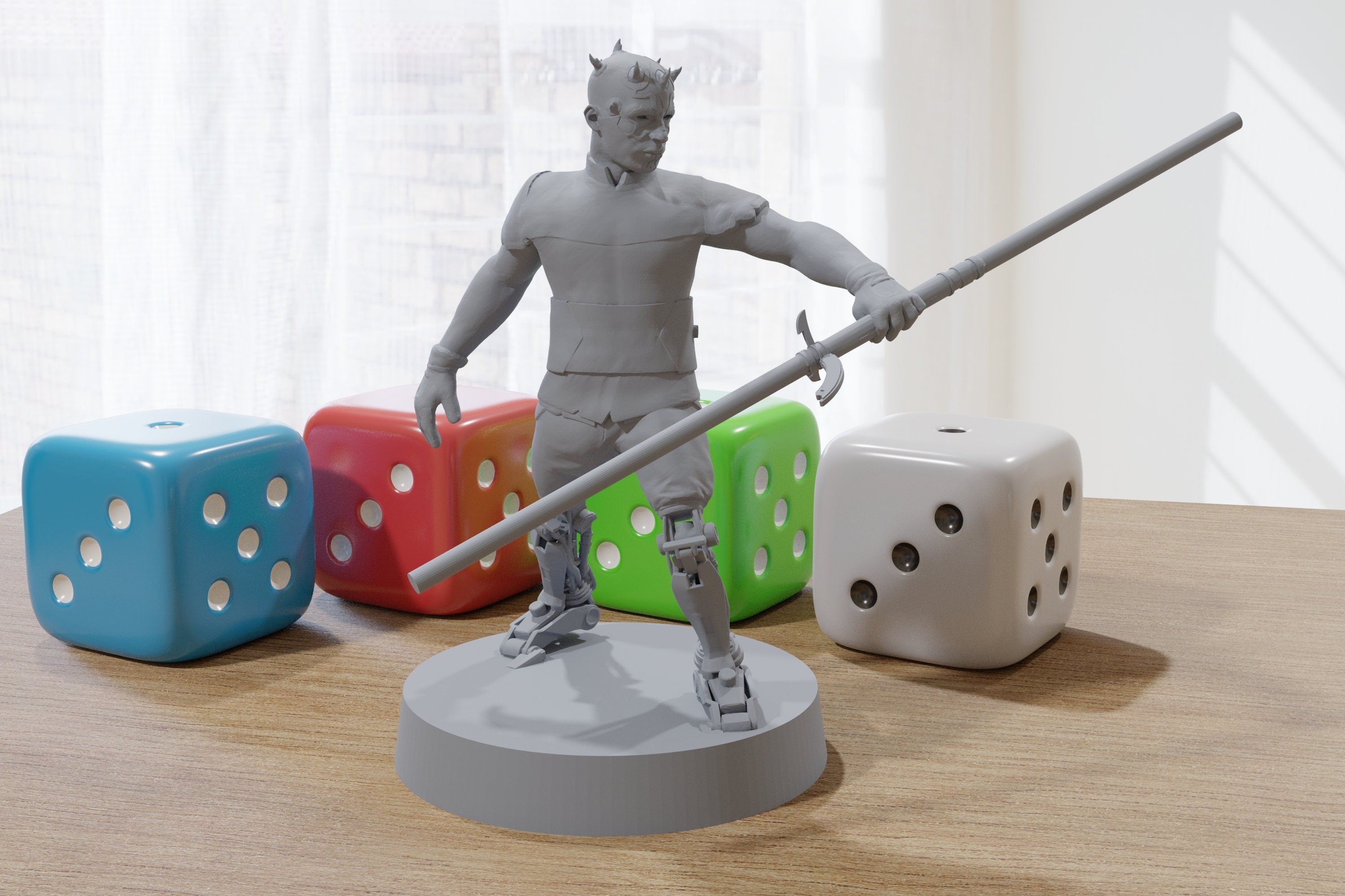 Darth Maul - Star Wars Legion 35mm Proxy Miniature for Tabletop RPG