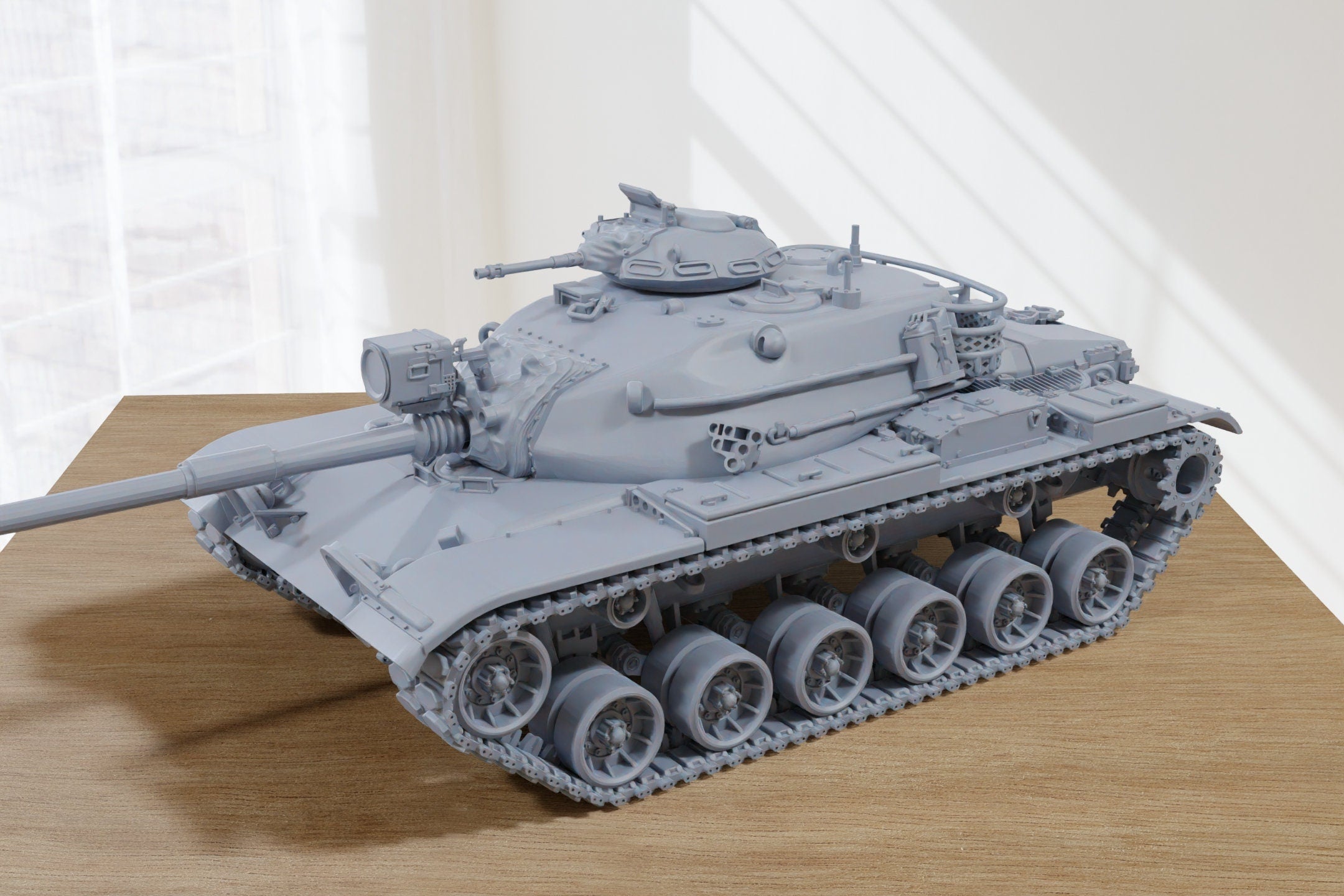 M60 A1 RISE Main Battle Tank - 3D Resin Printed 28mm / 20mm / 15mm Min