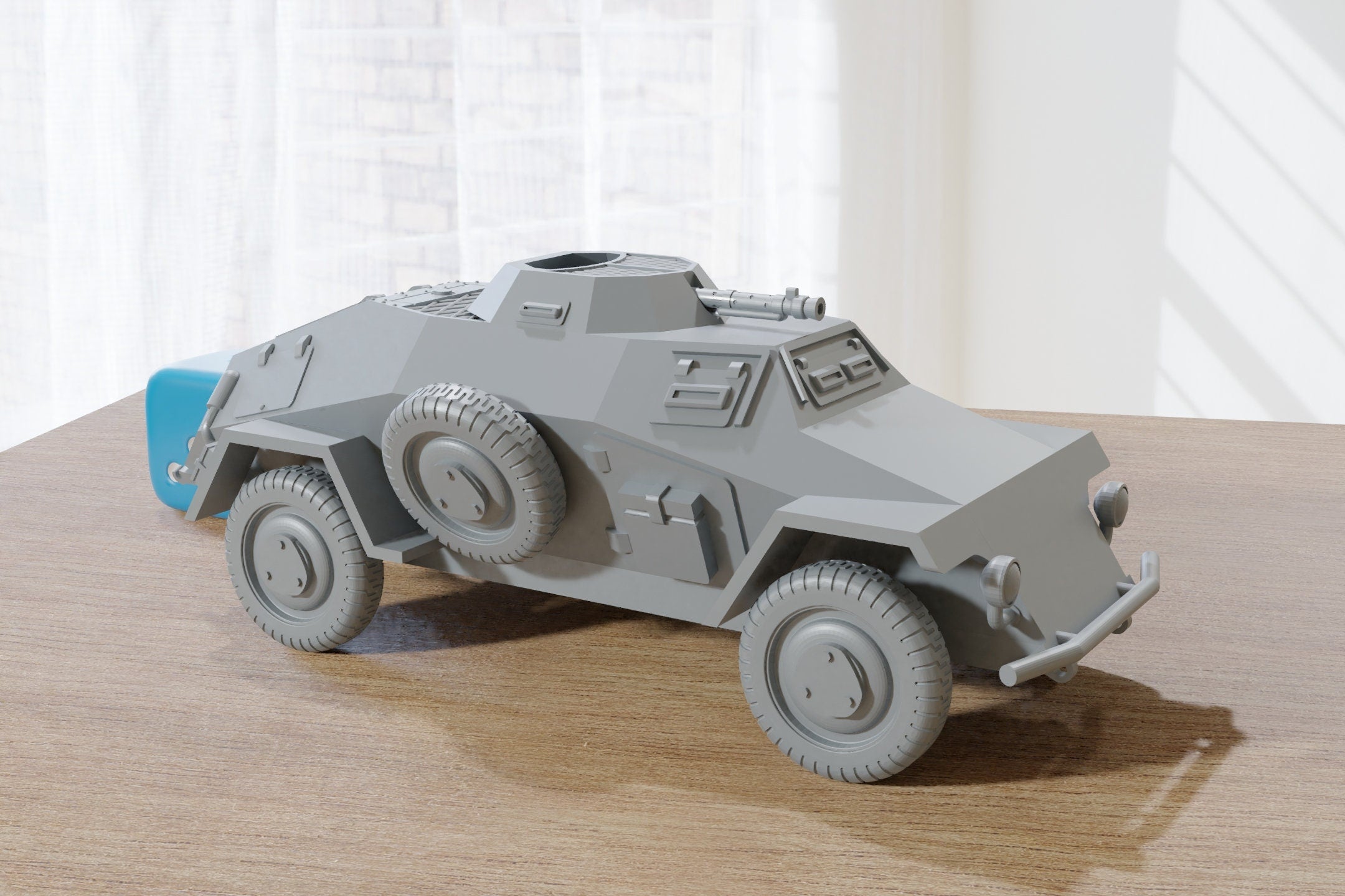 SD.KFZ 221 - WW2 German light reconnaissance vehicle - 3D Resin Printe