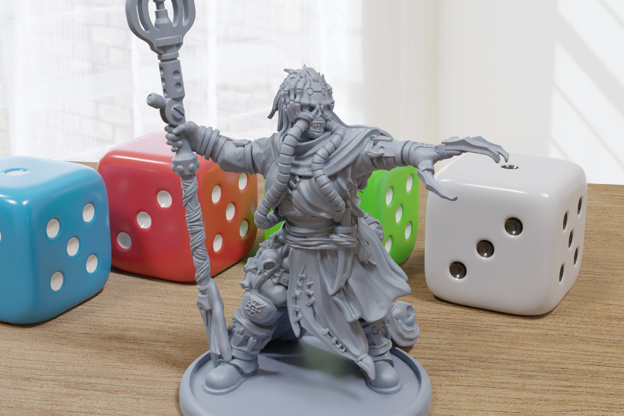 The Ash Witch - 3D Printed Proxy Minifigures for Sci-fi Miniature Tabl