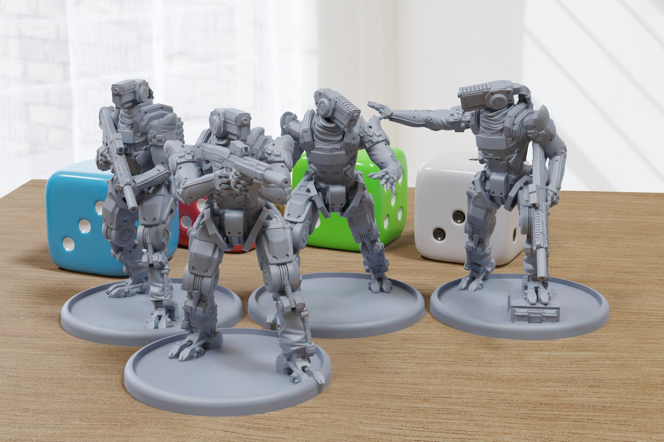 Roadrunner Bob - 3D Printed - Cyberpunk / Sci-Fi - Tabletop Miniature