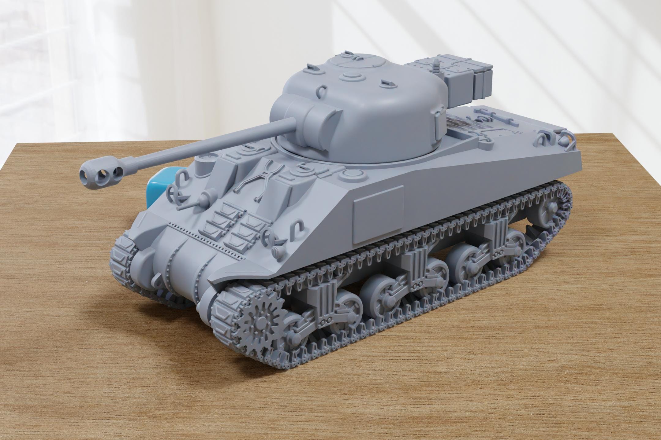 Sherman Firefly IC - 3D Printed Miniature Wargaming Combat Vehicle - 2