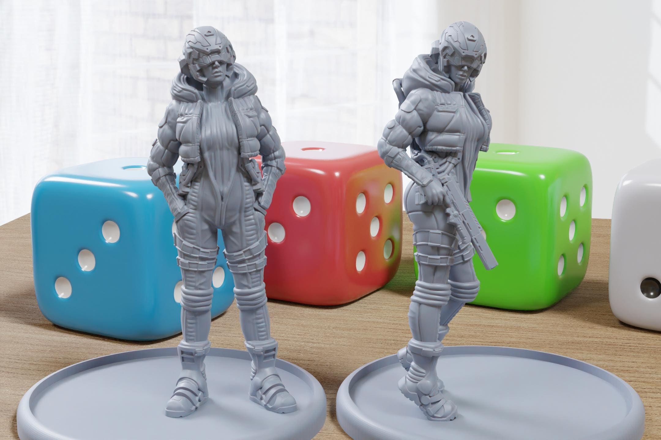 Sierra Night Fury - 3D Printed Mini - Cyberpunk / Sci-Fi - Tabletop Mi