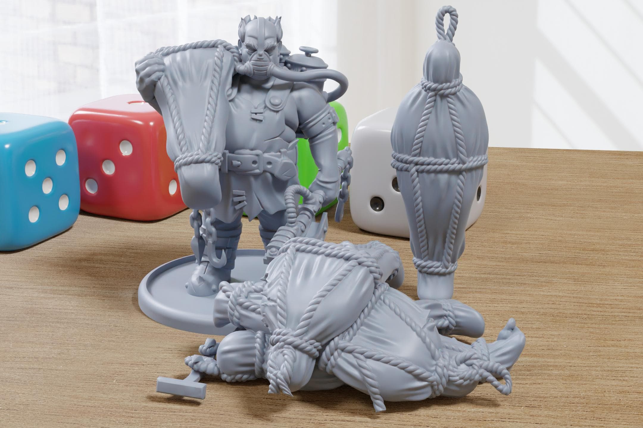 Corpse Trader - 3D Printed Proxy Minifigure for Sci-fi Miniature Table