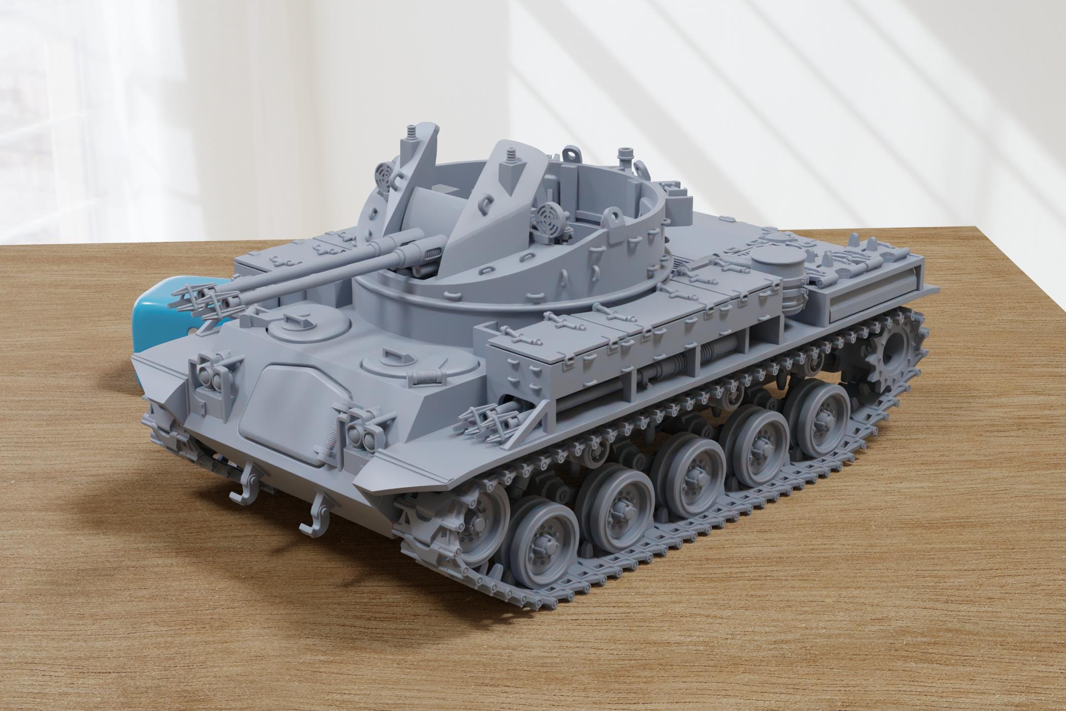 Flakpanzer M42 Duster - West German Cold War - 3D Printed Miniature Wa