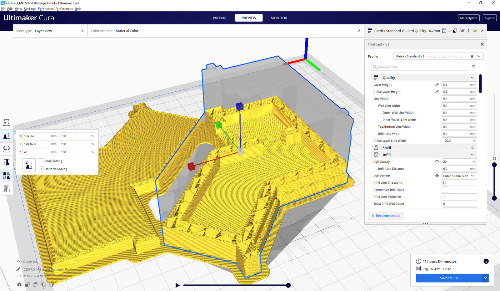 Double MG Stand German Bunker - Digital Download .STL File for 3D Prin