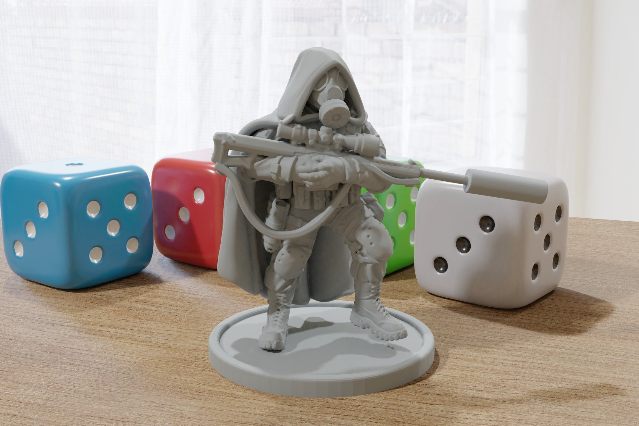 Sniper Stalker - Miniature Gaming Tabletop RPG - 20mm - 28mm - 32mm Sc