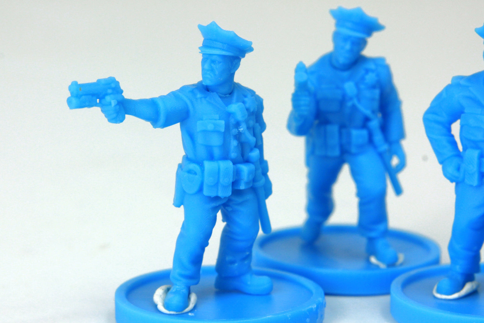 NYPD Policemen Team - Modern Wargaming Miniatures for Tabletop RPG - 2