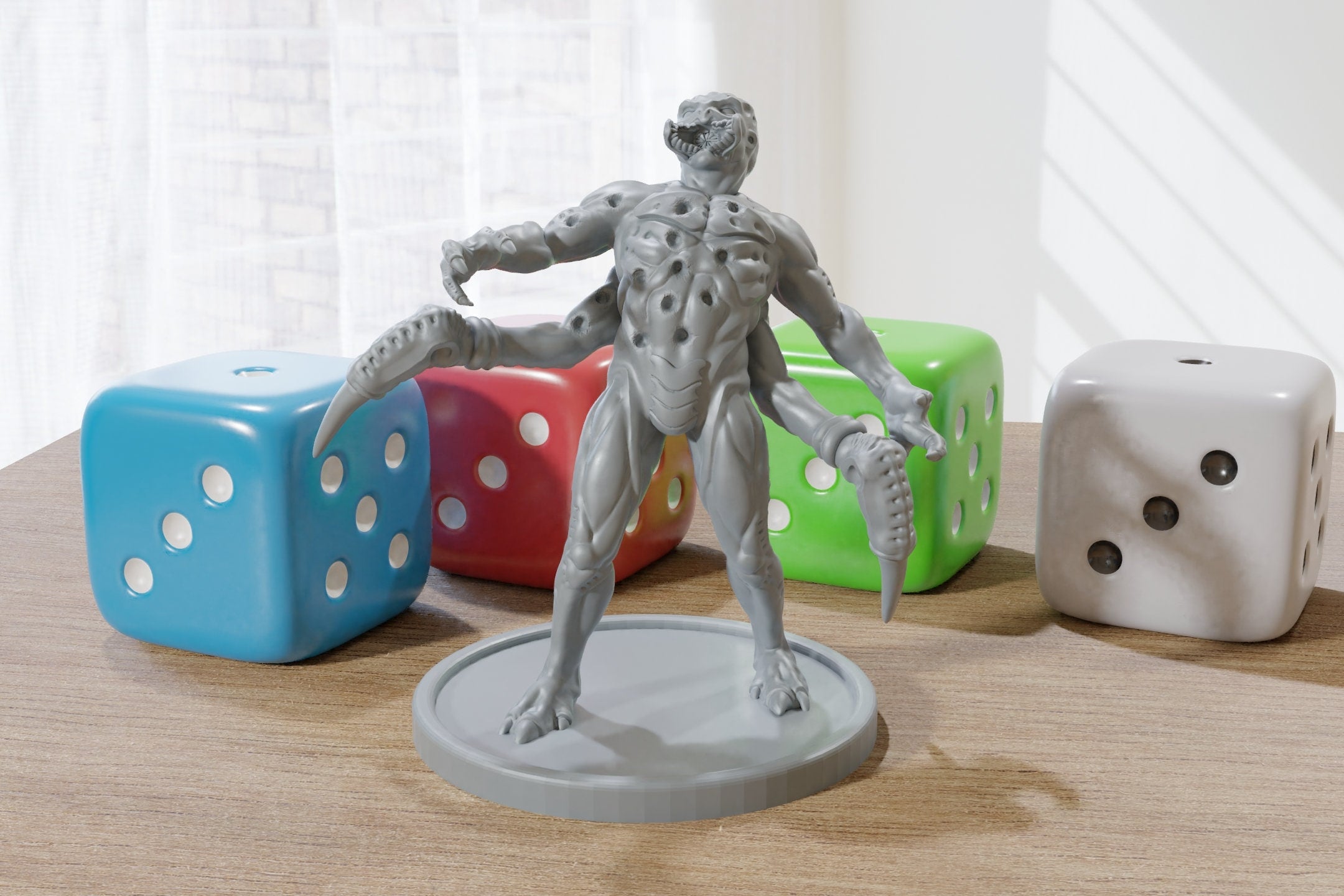 Lab X16 Mutant Alpha - 20mm - 28mm - 32mm Scale Minifigure - Post Apoc