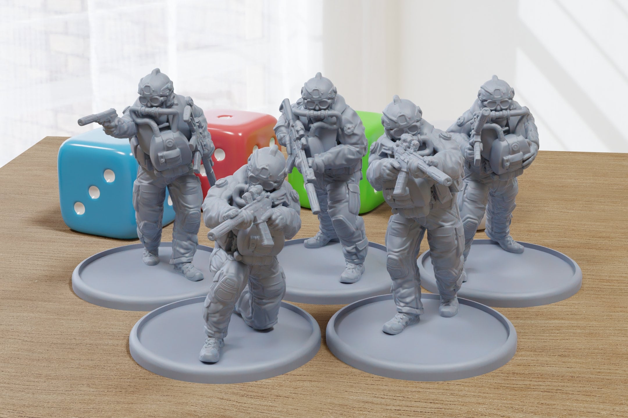 Frogman V2 - 3D Printed Minifigures for Modern Tabletop Wargaming 28mm