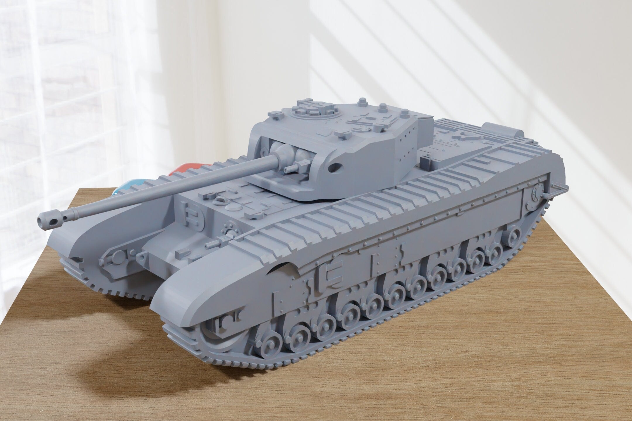 Black Prince Infantry Tank (A43) WW2 British 3D Resin Printed 28mm / 2
